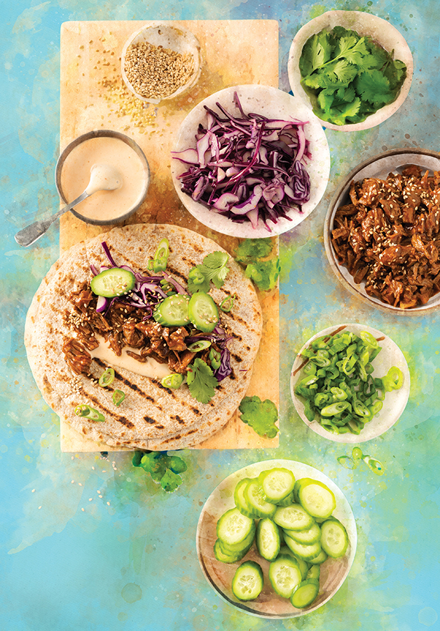 Tacos au boeuf Barbecue - Minçavi